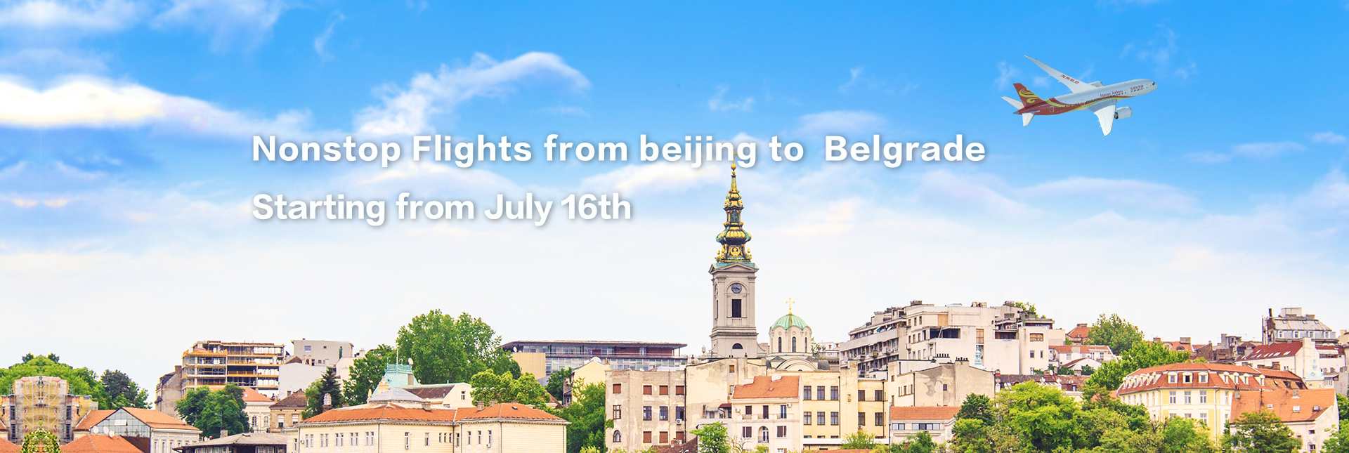 Nonstop from Beijing to Belgrade